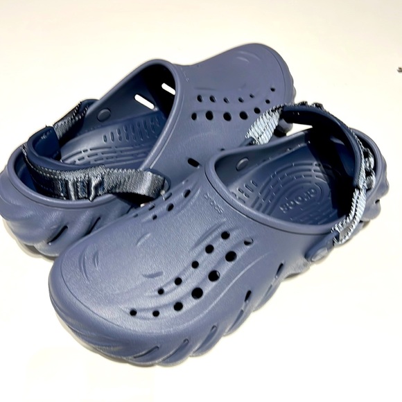CROCS | Shoes | New Crocs Echo Clog Blue Storm 279374ea | Poshmark